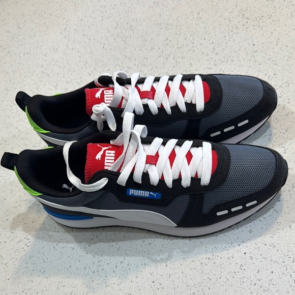 Puma | Shoes | Puma R78 Castlerockwhitepuma Black | Poshmark